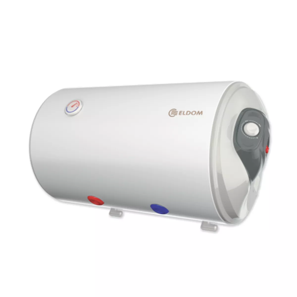 БОЙЛЕР 80Л 3 KW, ХОРИЗОНТАЛЕН, ЕЛ. ИЗВОДИ ОТДЯСНО ELDOM WH08046BRI - #126739 - Rumik