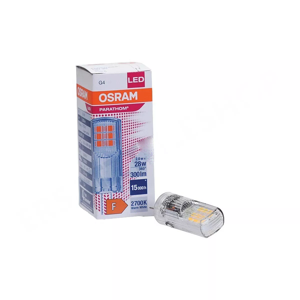 LED КРУШКА PARATHOM PIN 2,6W, 827, G4 - #313525 - Rumik