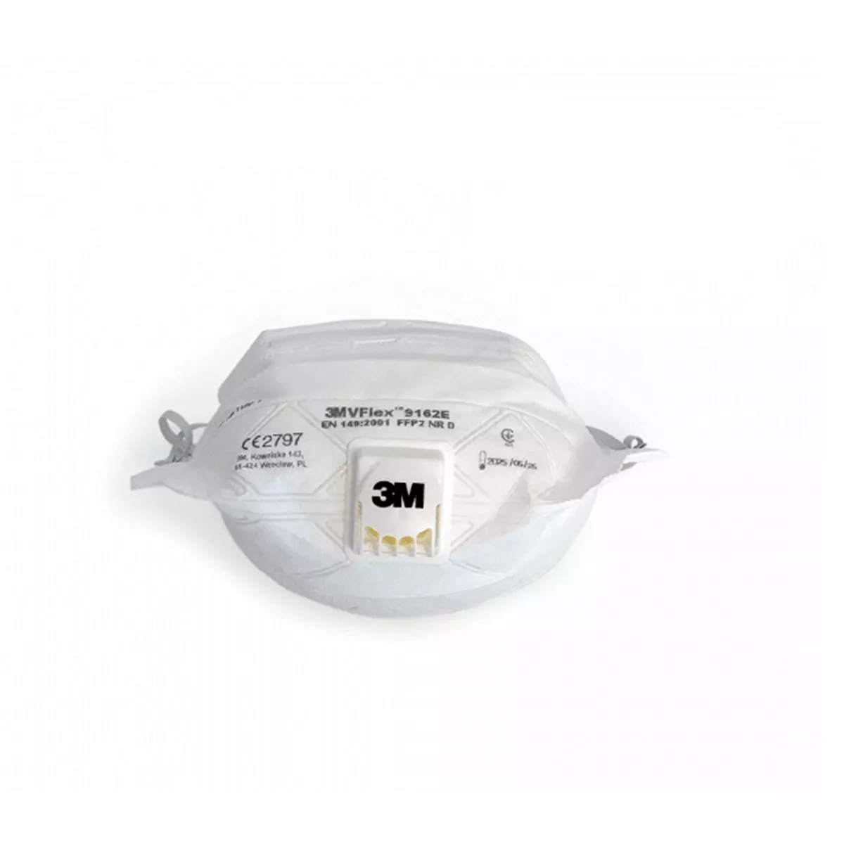 МАСКА FFP2 С КЛАПА 3М 9162Е - #161987 - Rumik